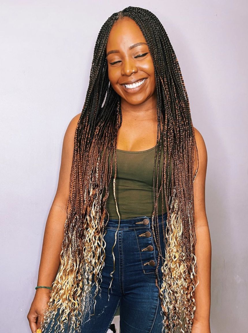 31 Small Box Braids That Are So Neat and Last Long – The Clean Style